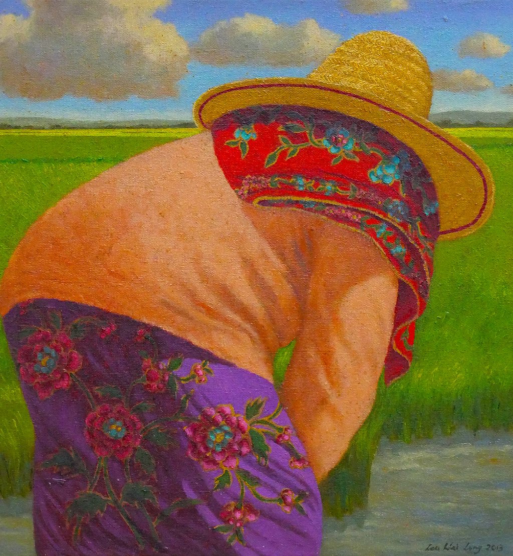 Fine Art Auction: “Artist Journal - Planting Rice #1” by Lau Wai Leng ...